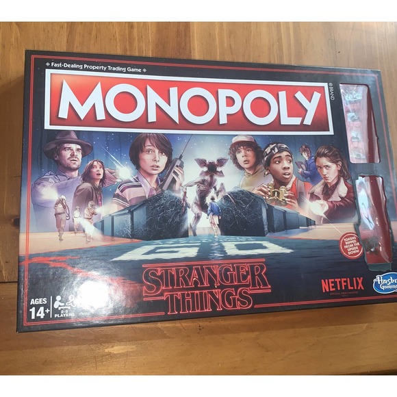 Hasbro | Games | Stranger Things Netflix Show Monopoly Board Game 0 ...